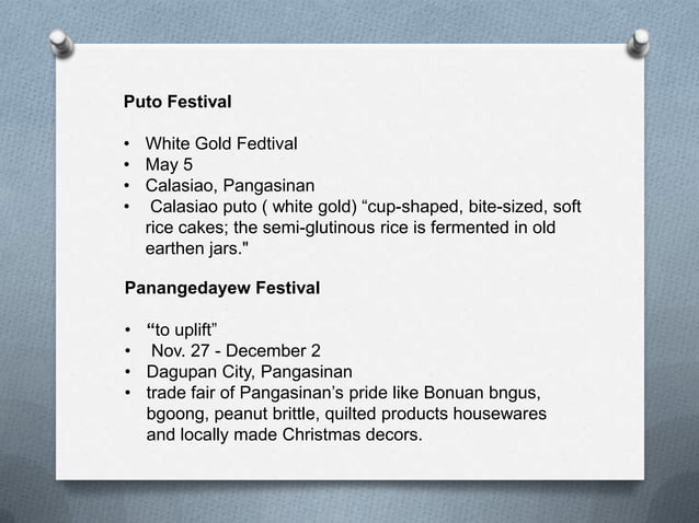 Festivals (REGION 1) Philippines | PPTX | National & Civic Holidays ...