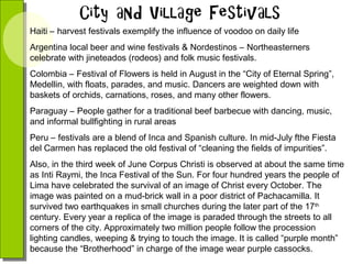Festivals Around Latin America | PPT