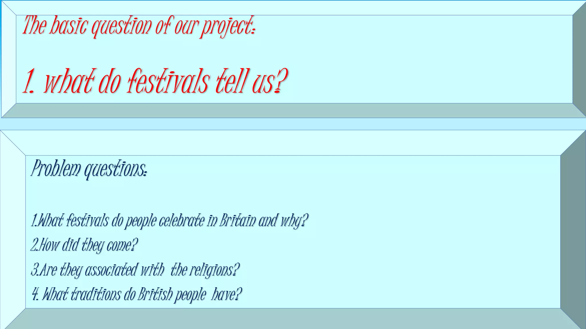Festivals, celebrations and traditions in Britain | PPT