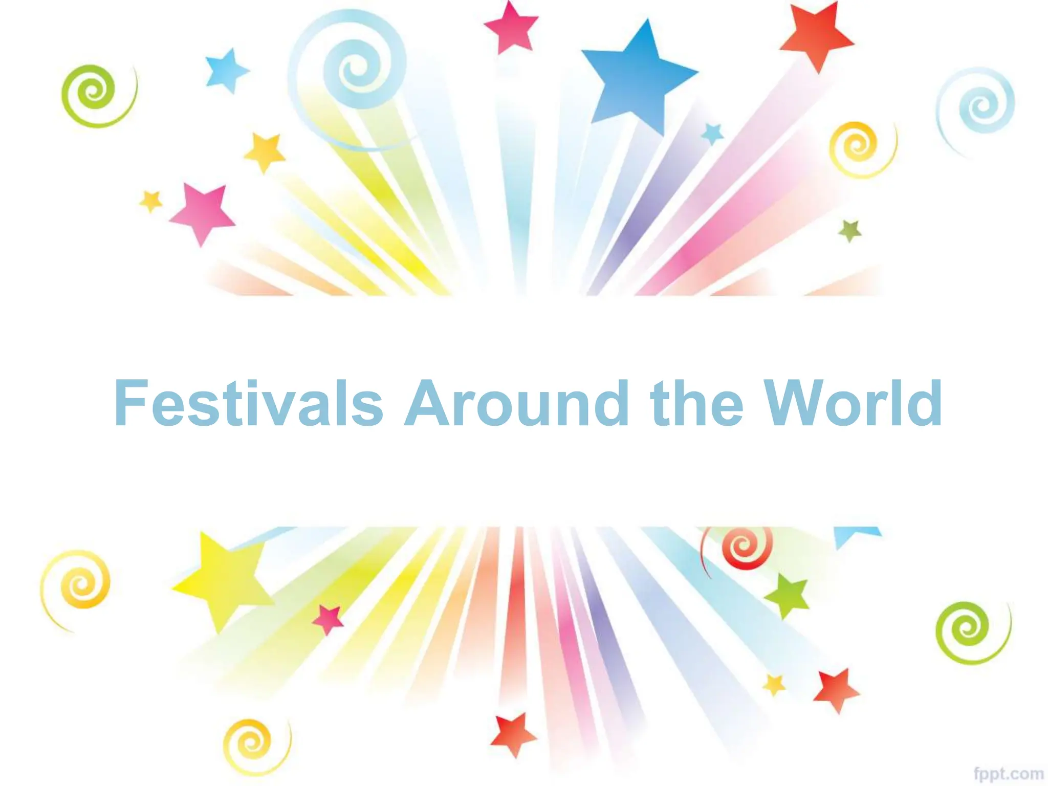 Flashcards Festivals Around the World flashcards | PPT