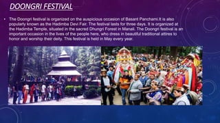 Devbhoomi himachal pradesh land of festivals | PPTX