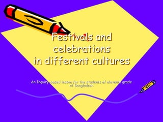 Festivals and celebrations | PPT