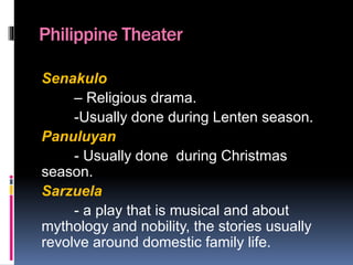 Festivals and theatrical forms of asia | PPTX