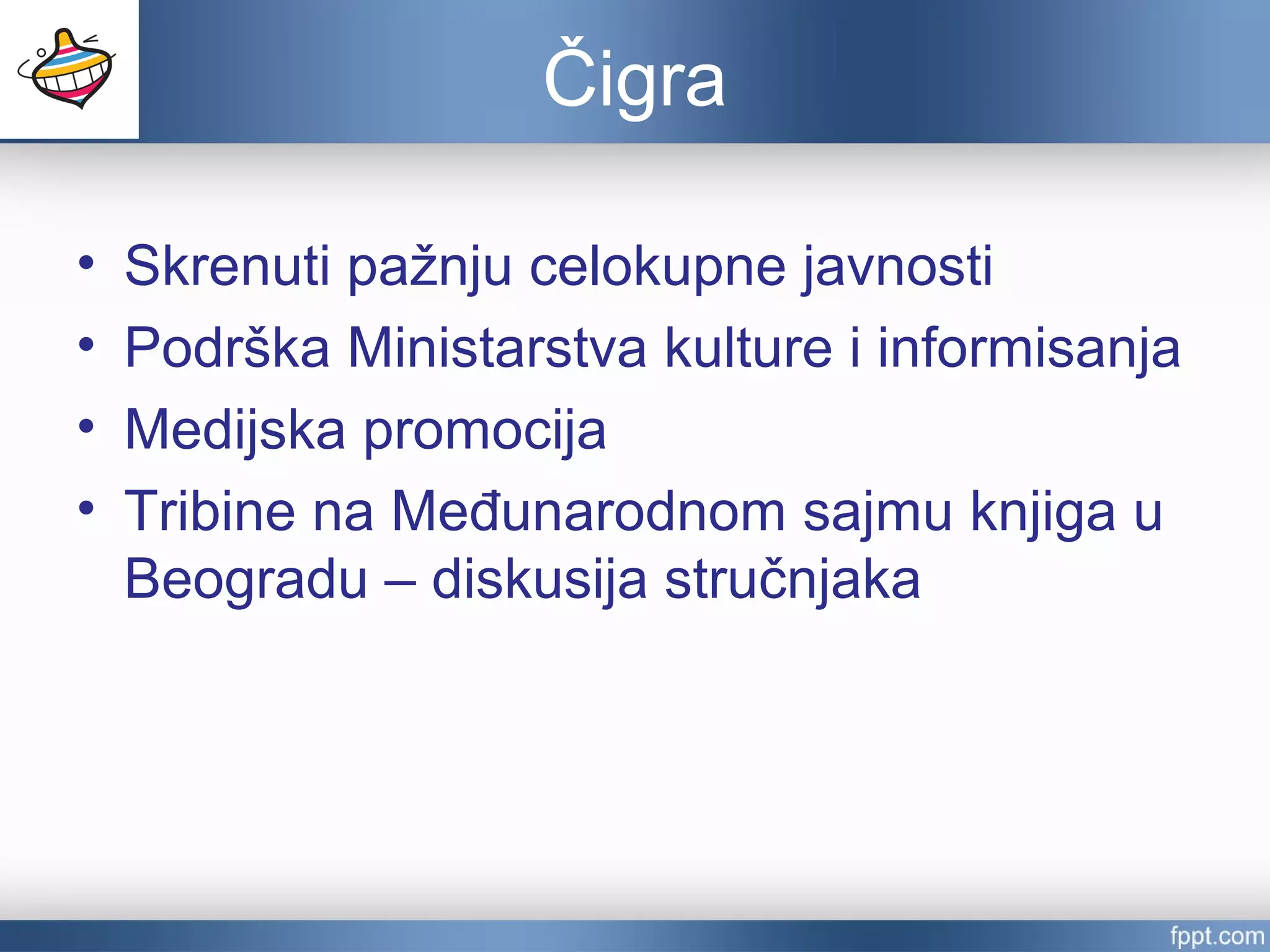 Festival slikovnica cigra | PPT