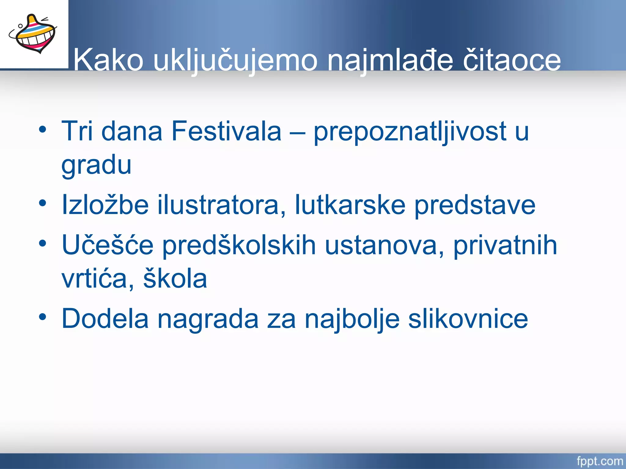 Festival slikovnica cigra | PPT