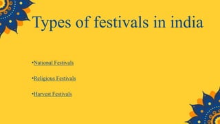 Spectacular Splendor: Exploring the Vibrant Festivals of India" | PPT