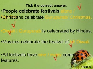 Festival we celebrate | PPT