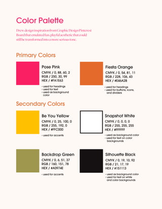 Festiva Studios Style Guide.pdf | Photography | Arts and Crafts