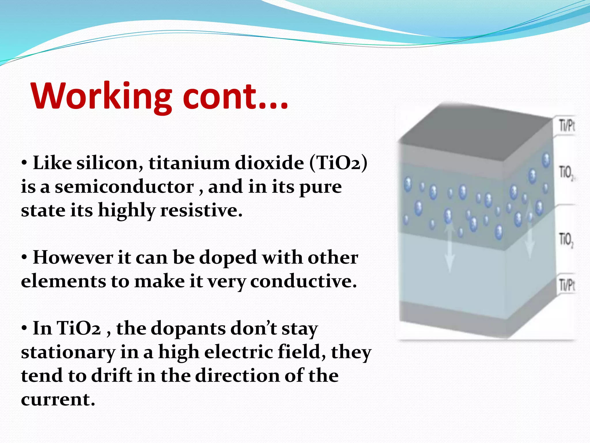 MEMRISTOR | PPTX | Chemistry | Science