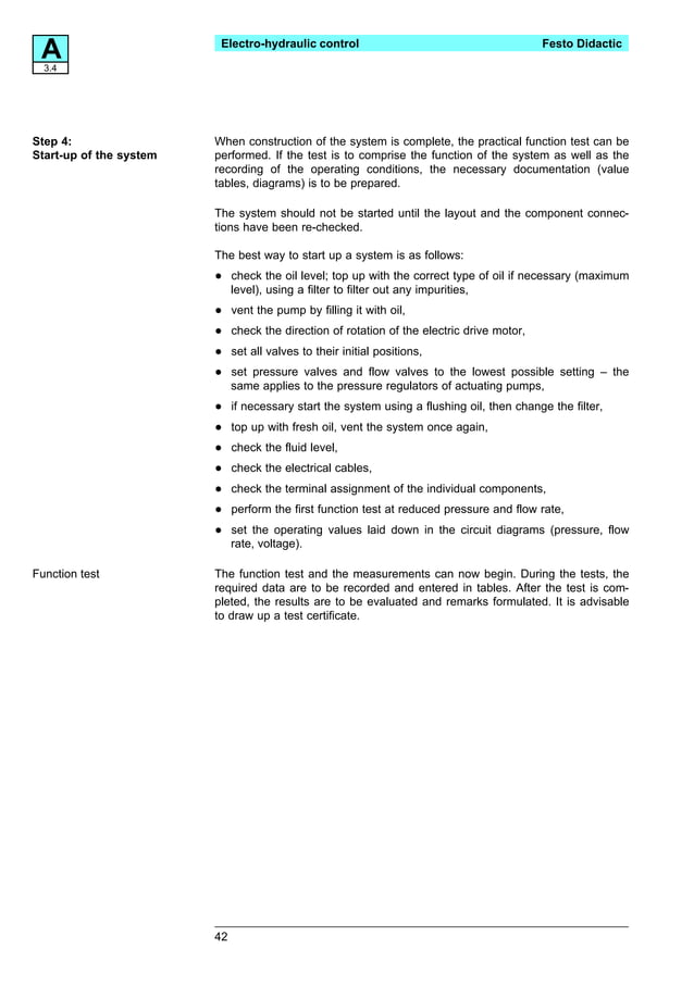 Festo electro hydraulics basic levels-textbook | PDF