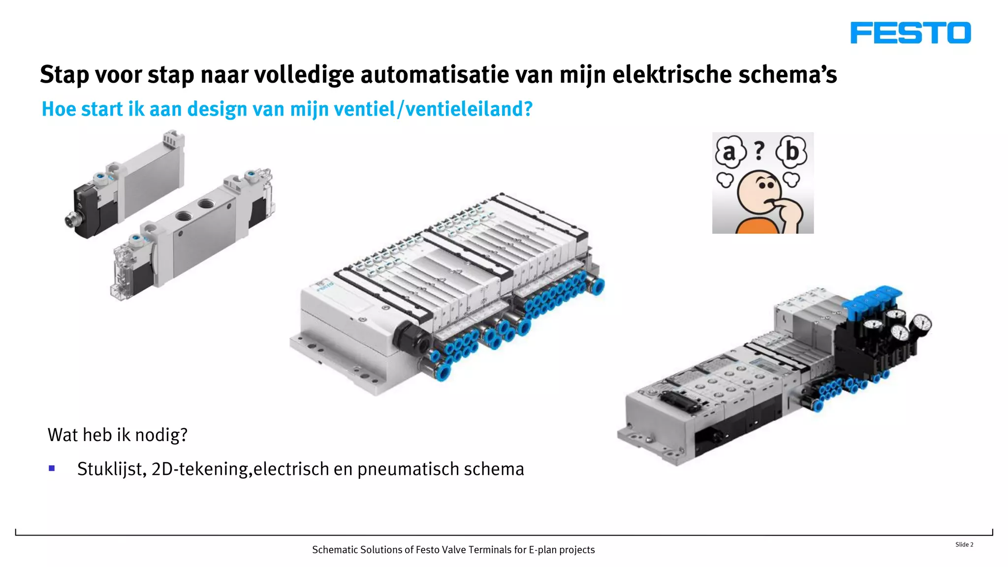 FESTO - Schematic Solutions of Festo Valve Terminals for E-plan projects | PDF