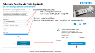 FESTO - Schematic Solutions of Festo Valve Terminals for E-plan projects | PDF
