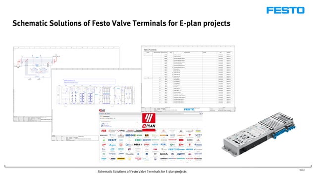 FESTO - Schematic Solutions of Festo Valve Terminals for E-plan projects | PPT