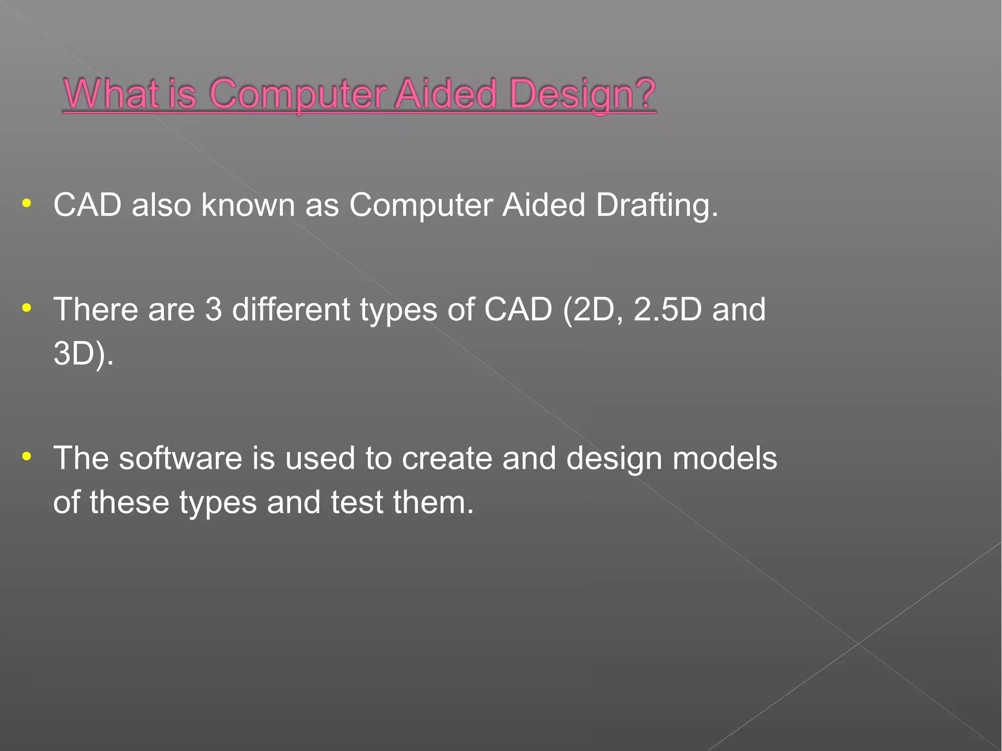 computer aided design | PPT | Desktop Publishing | Computer Software ...