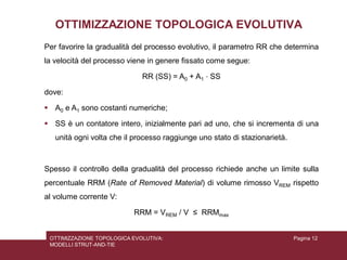 OTTIMIZZAZIONE TOPOLOGICA EVOLUTIVA: MODELLI STRUT-AND-TIE | PDF