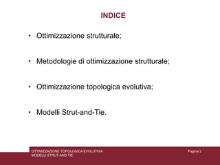 OTTIMIZZAZIONE TOPOLOGICA EVOLUTIVA: MODELLI STRUT-AND-TIE | PDF