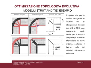 OTTIMIZZAZIONE TOPOLOGICA EVOLUTIVA: MODELLI STRUT-AND-TIE | PDF