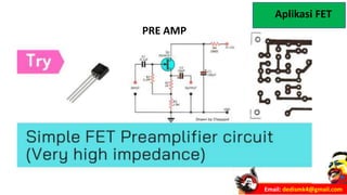 FET (FIELD EFFECT TRANSISTOR) | PPT