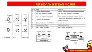 FET (FIELD EFFECT TRANSISTOR) | PPT