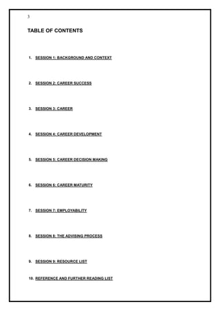 basic career information | PDF