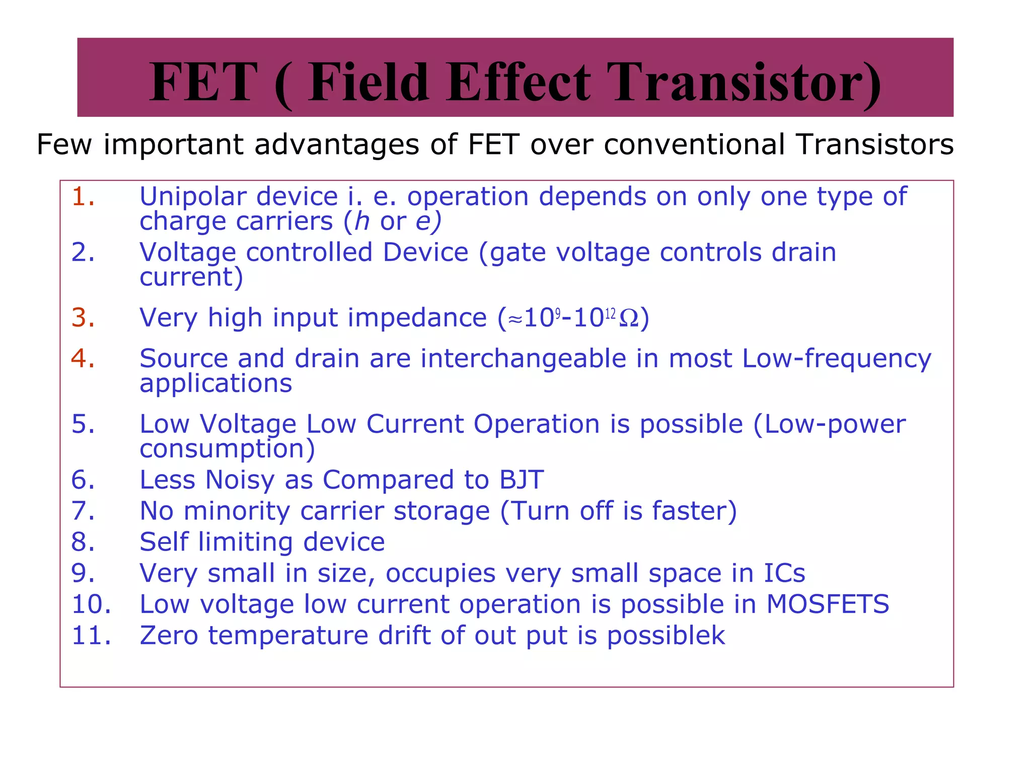 Fet basics-1 | PPT