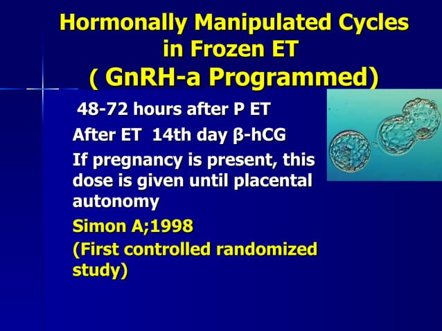 ENDOMETRIAL PREPARATION IN FROZEN EMBRYO TRANSFER CYCLES | PPT