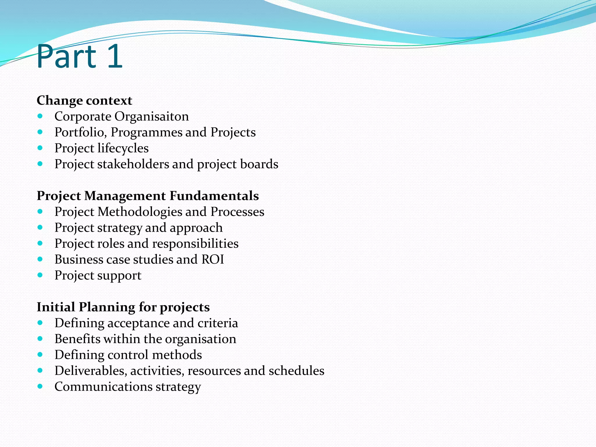 Fetac level 6 certificate in project managment | PPTX