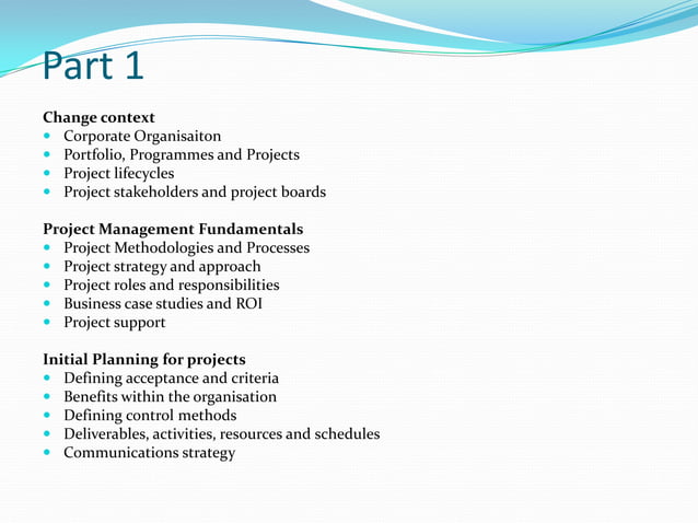 Fetac level 6 certificate in project managment | PPTX