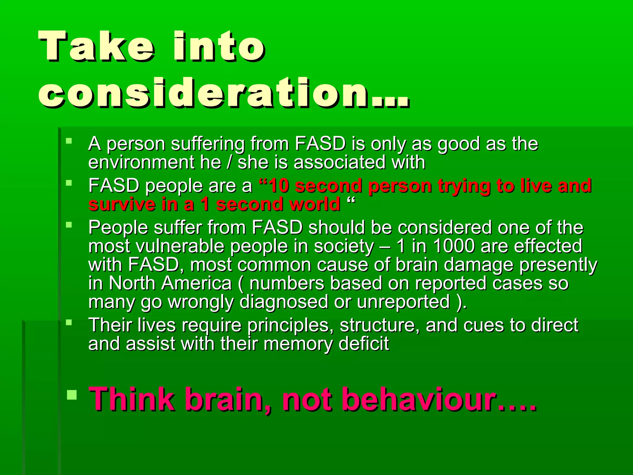 FASD Fetal Alcohol-Spectrum-Disorder | PPT