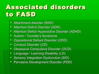 FASD Fetal Alcohol-Spectrum-Disorder | PPT