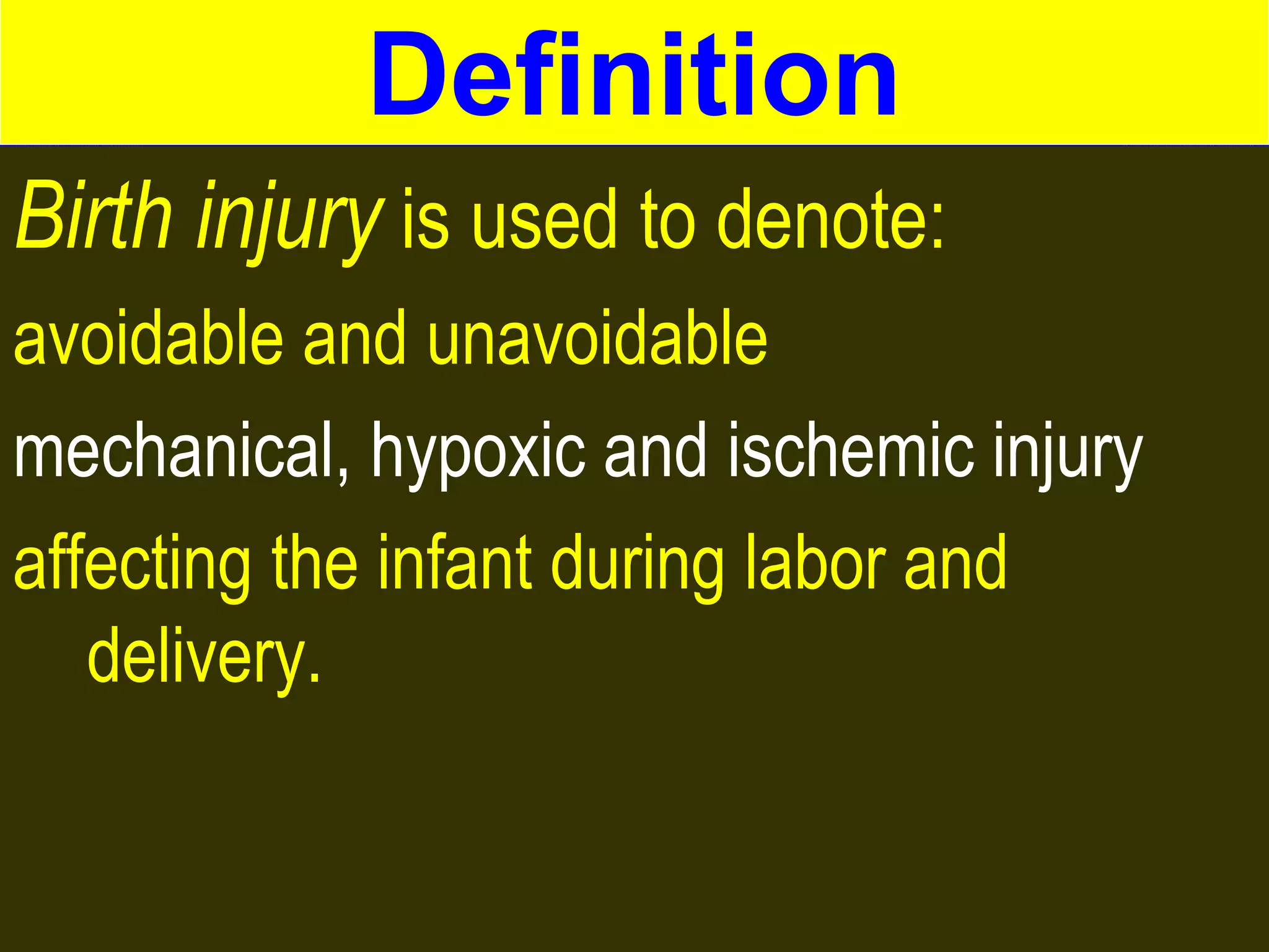 Fetal birth-injuries | PPT