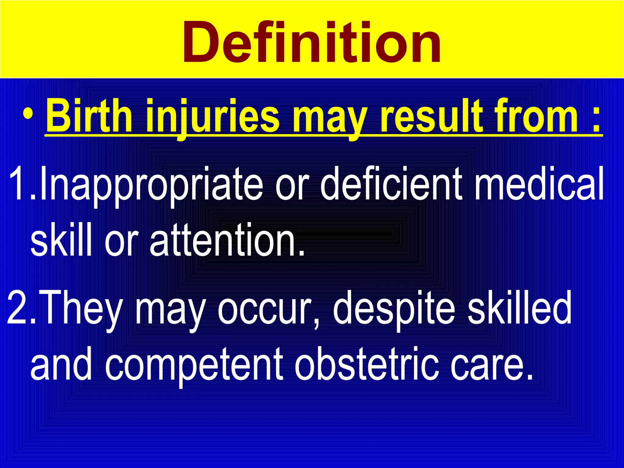 Fetal birth-injuries | PPT