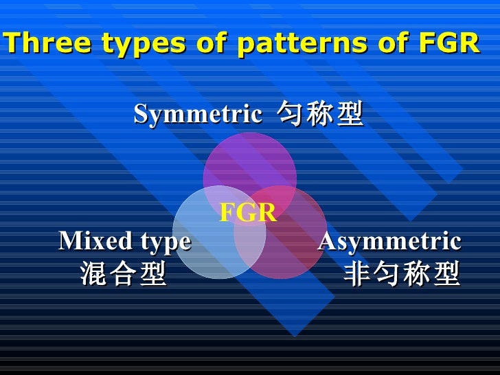 Fetal Growth Restriction(Fgr)改