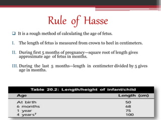 Fetal age & gender determination. | PPTX