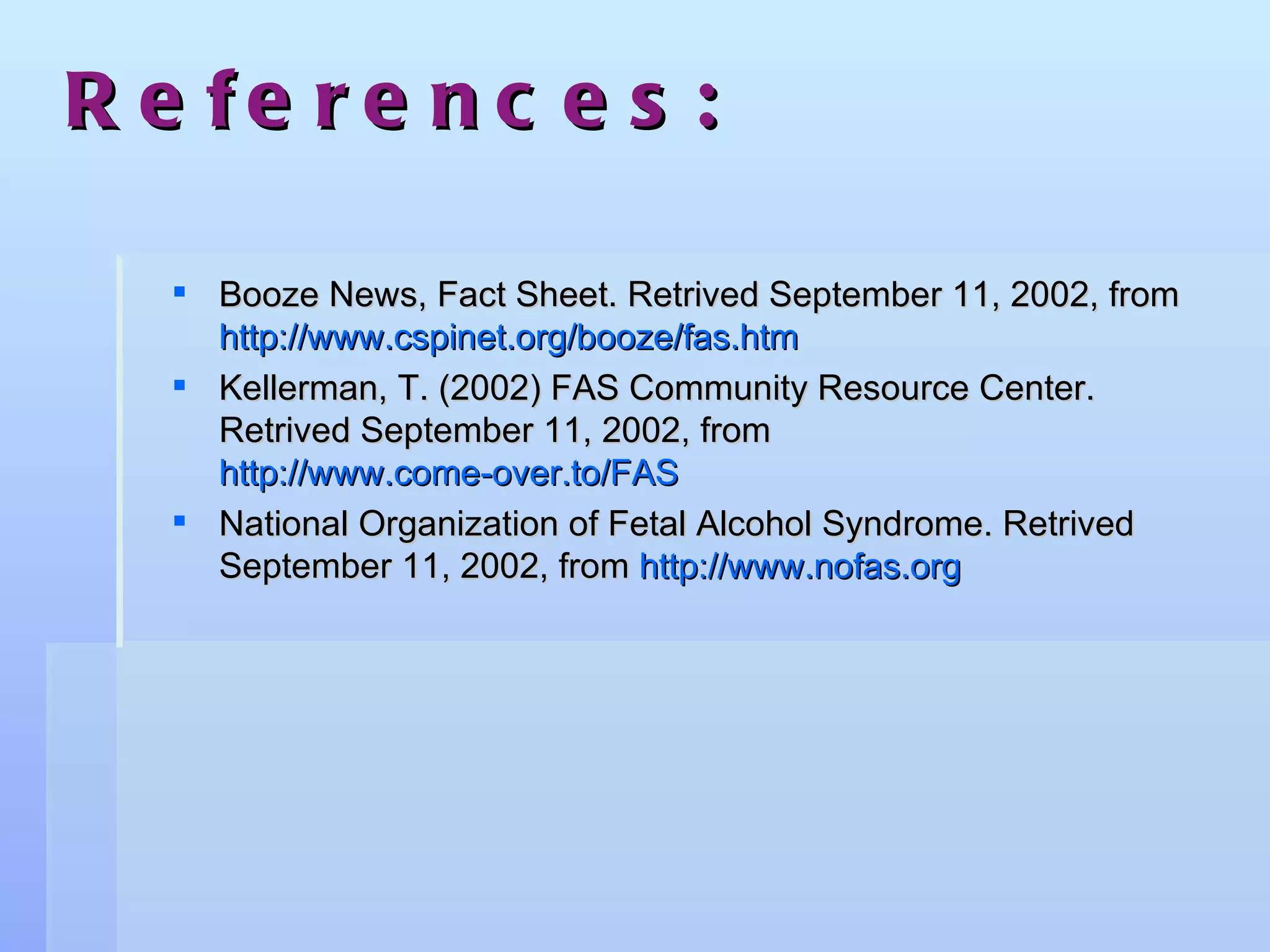 Fetal alcohol syndrome | PPT