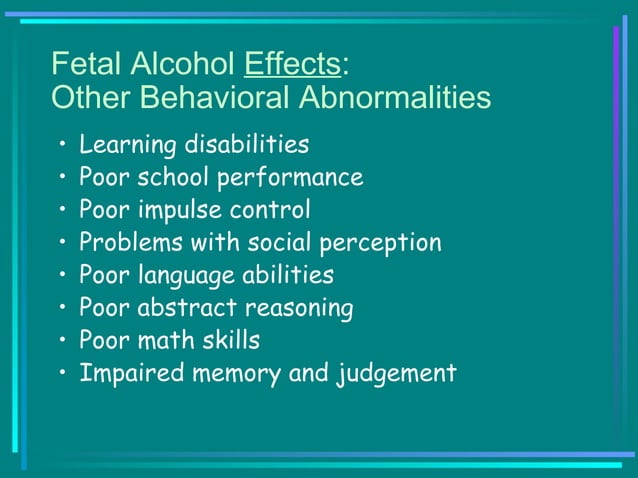 Fetal Alcohol Syndrome | PPT