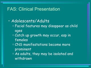 Fetal Alcohol Syndrome | PPT