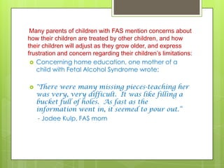 Fetal alcohol syndrome (fas) | PPTX