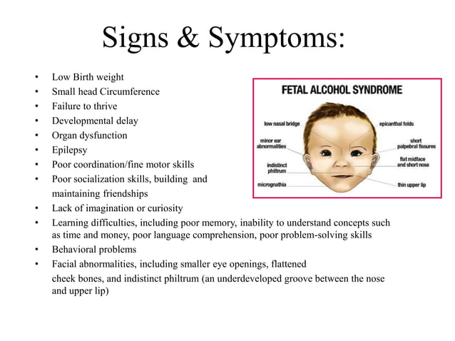 Fetal Alcohol Syndrome: How it alcohol affects the brain | PPTX ...