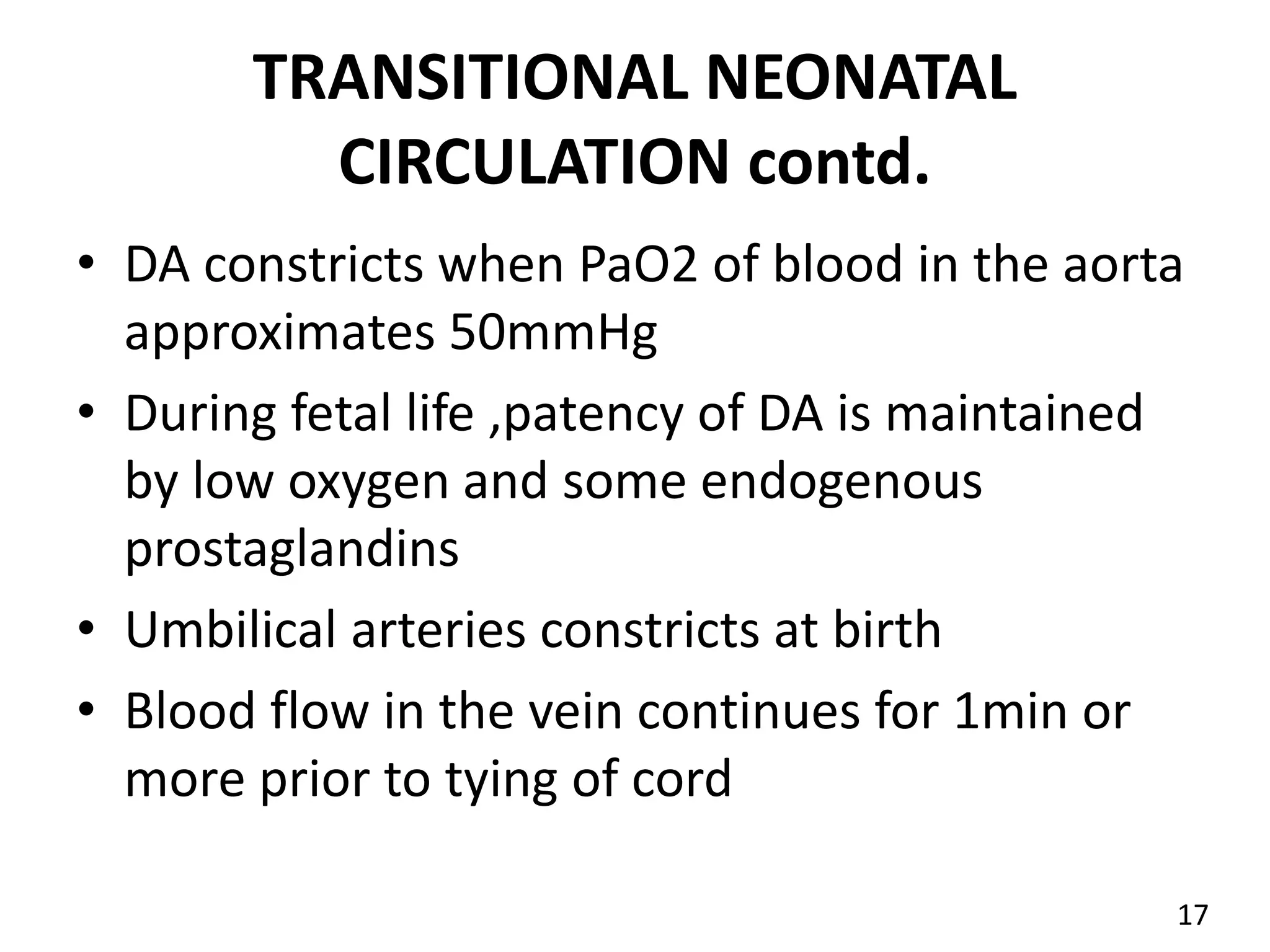 FETAL AND NEONATAL CIRCULATION lecture.pptx