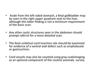 Fetal anomaly scan | PPTX