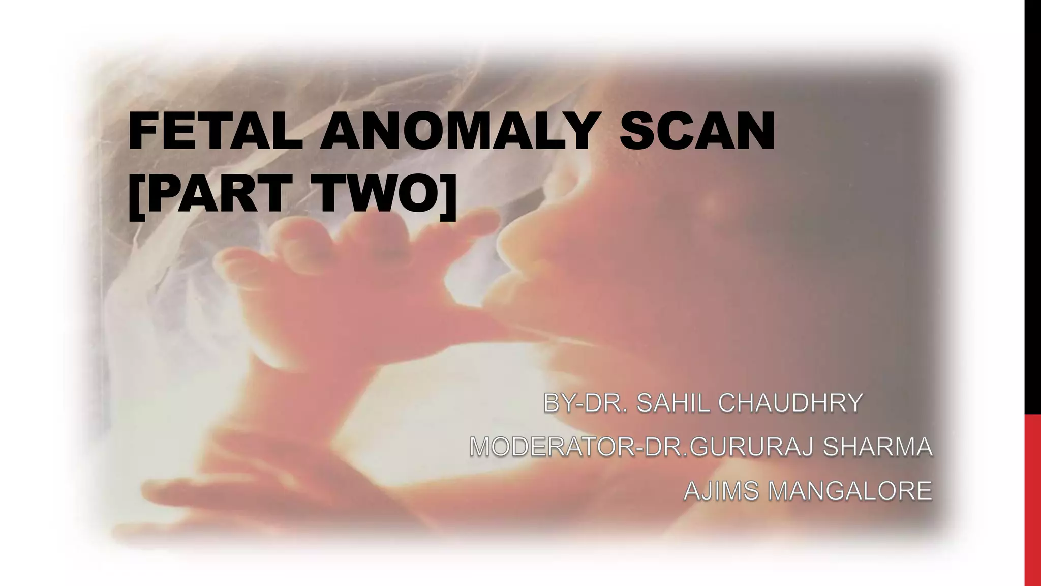 Fetal Anomaly Scan - Chest,GIT,GUT | PPTX | Pregnancy | Reproductive Health