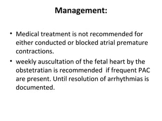 Fetal arrhythmias | PPT