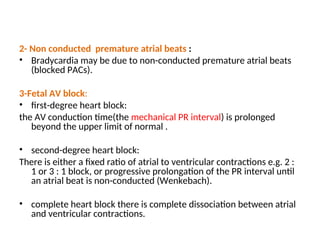 fetal arrhythmia diagnosis and management | PPT