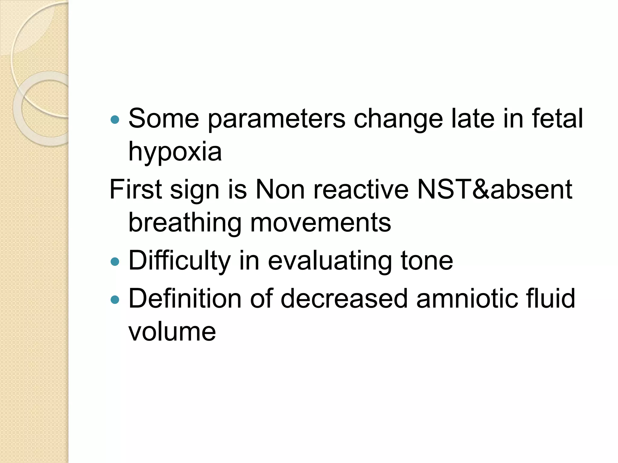 biophysical assessment of fetus | PPTX
