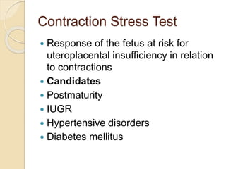 biophysical assessment of fetus | PPTX