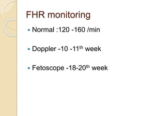 biophysical assessment of fetus | PPTX