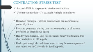 antenatal assessment of Fetal wellbeing | PPTX