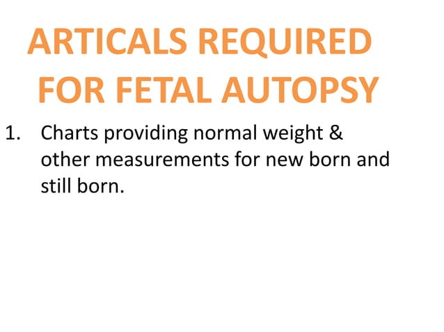 Fetal autopsy | PPTX