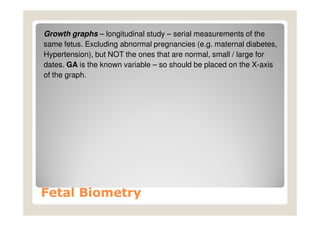 Fetal biometry | PDF